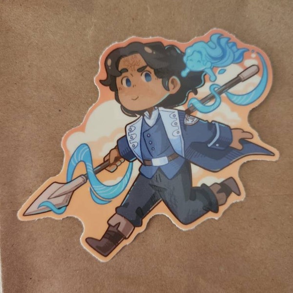 Kaladin Stormblessed Sticker, Stormlight Archive - Etsy