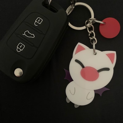 Final Fantasy Moogle Acrylic Keychain - Etsy