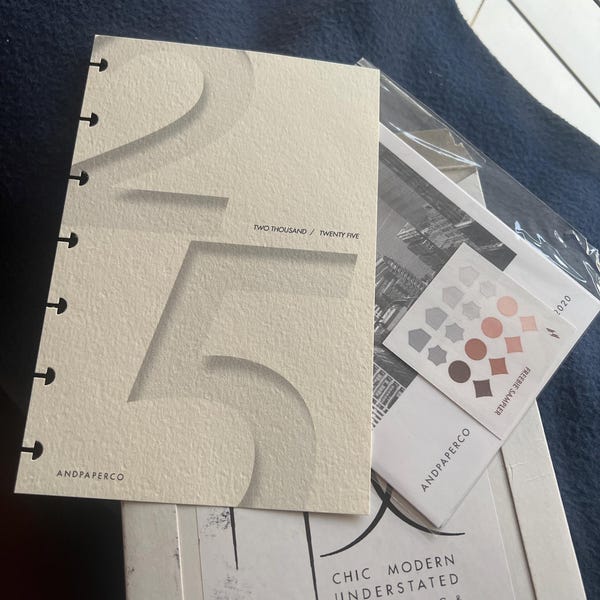 Parchment Minimalist Planner Dashboard || Custom Planner Inserts Cover ...