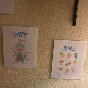 Kids Bible Verse Scripture Poster Wall Art Church Sunday - Etsy