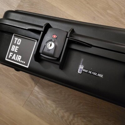 WTF, Over Black Vinyl Sticker, Funny Stickers, Sarcastic Stickers, Meme ...