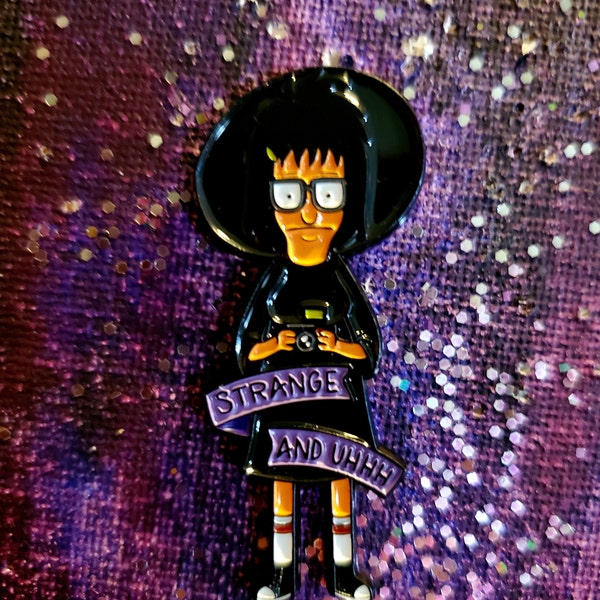 Tina Belcher 2" Enamel Pin Bob's Burgers Tina Belcher Beetle Lydia ...
