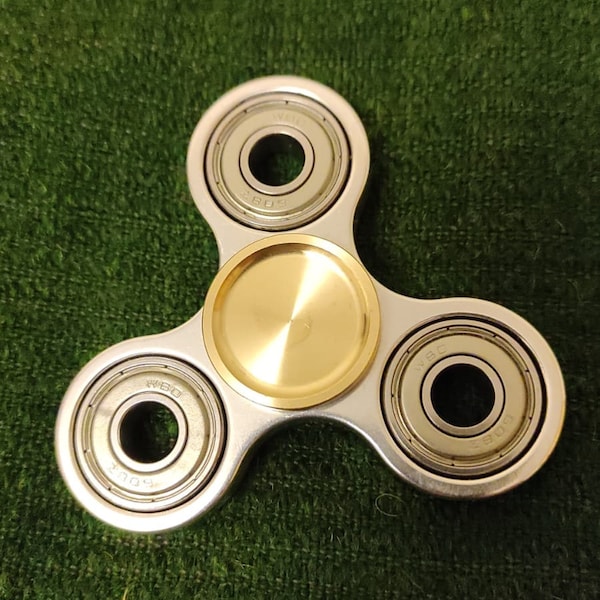 The Original Tri-beam Fidget Spinner in Polished Aluminum - Etsy