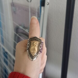 Solid 925 Sterling Silver Double Head Seljuk Eagle Men's and Women's ...