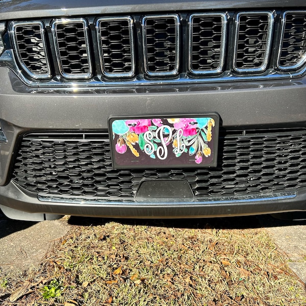 Personalized Car Tag-license Plate-personalized Gift-monogram-car Tag ...