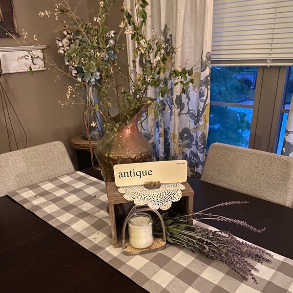 FARMHOUSE Flash Cards LARGE Vintage Inspired Word Flashcard SET of 8 ...