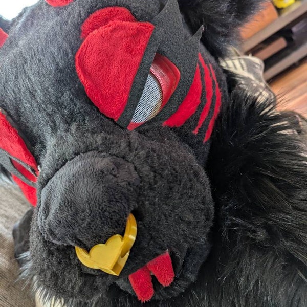 SHARK-DRAGON HEAD Base Fursuit 3D Printed - Etsy