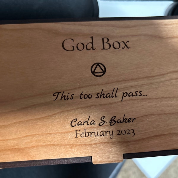 ALCOHOLICS ANONYMOUS: AA Symbol "floating Sobriety Cube", Magnetic Arch ...