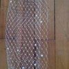 Bridal Birdcage Veil, Bridal Bandeau Veil, Ivory Veil, White Veil ...