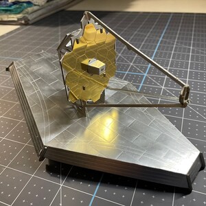 James Webb Space Telescope Model Kit Laser Cut Illustrated - Etsy