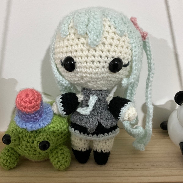 PDF: Hatsune Miku Inspired Amigurumi Doll - Crochet Pattern by ...
