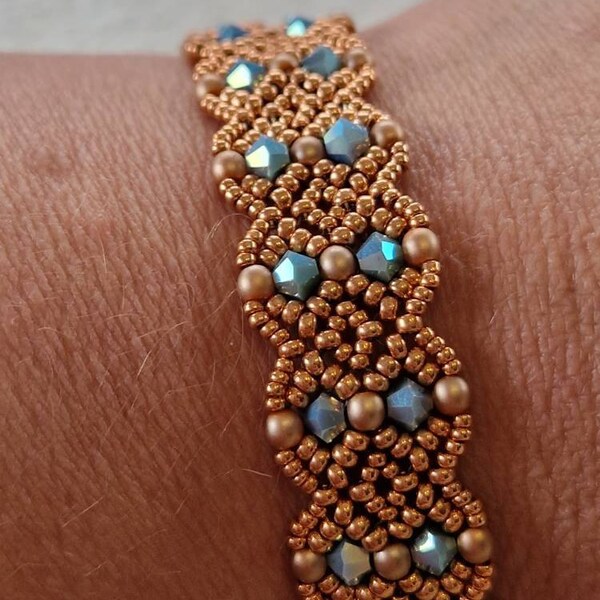 DIGITAL TUTORIAL - From Little Seeds Bracelet Tutorial - Beaded Bracelet - Beadweaving Tutorial ...
