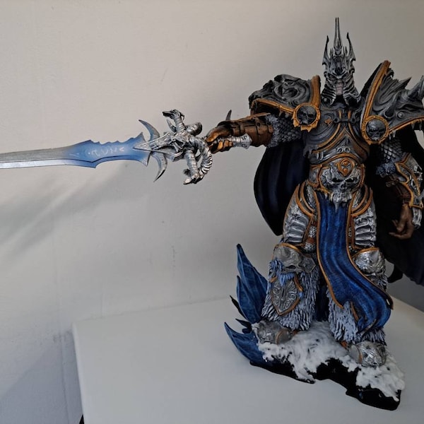Arthas Menethil Lich King Figurine, World of Warcraft, SLA 3D Printing ...