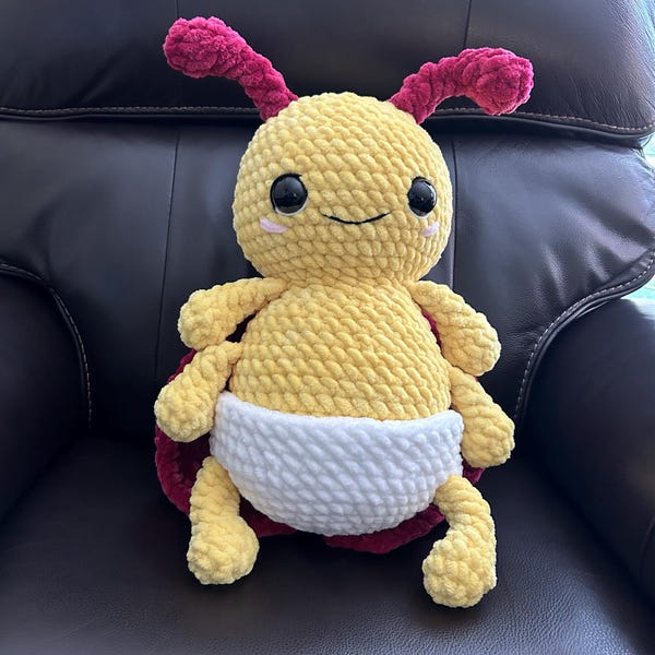 Fly Baby OUTFIT Crochet Pattern DIGITAL PDF | Cute, Kawaii, Amigurumi ...