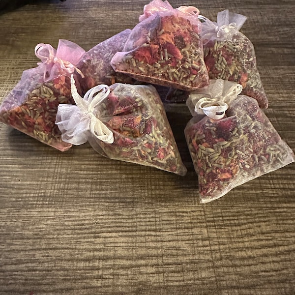 Orange and Pine Sachets Set of 6 - Etsy