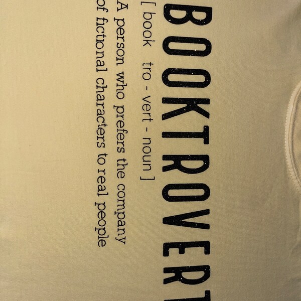 Booktrovert Definition Funny Book Lover Svg Png, Book Lover Svg ...