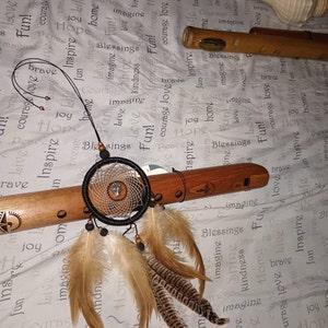 Native American Real Dream Catcher With Natural Bird Feathers, Large ...