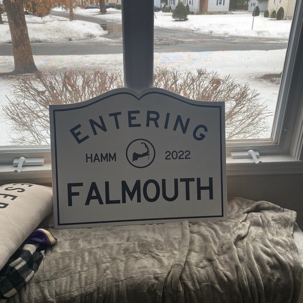 Official Painted Wood Entering Boston Sign Handmade - Etsy