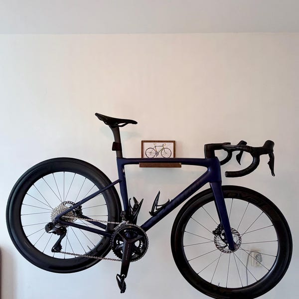 Bicycle Wall Mount Made of Wood | Wall Mount | Bike Suspension | Bike ...