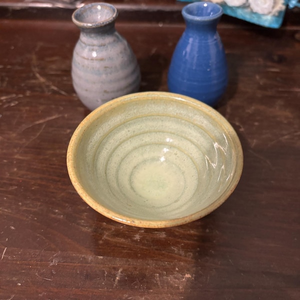 Miniature Pot, Mini Ceramic Bowl, Heart Dish, Bud Vase, Tiny Pottery ...