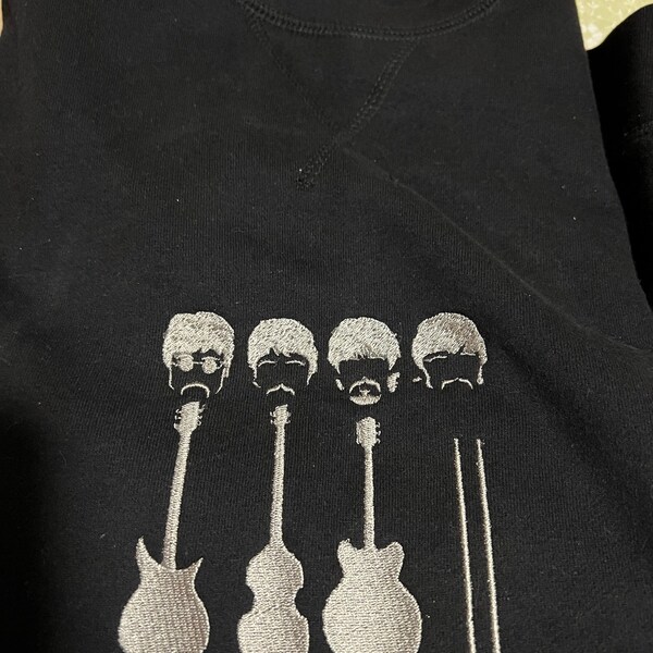 Beatles Band Embroidery Design Beatles Digital Design the Beatles ...