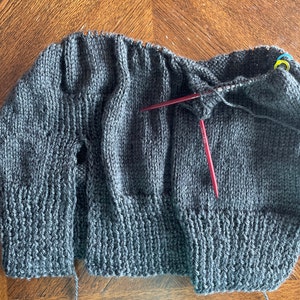 Knitting Pattern Bottom up Knitting Patterns, Sweater, Knitting Pattern ...