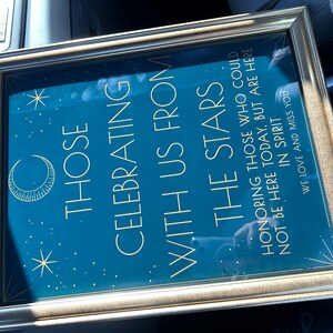 Art Deco Celestial Wedding Welcome Sign Template, Moon and Stars, PDF ...