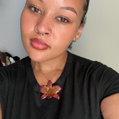 Red Rose Resin Pyramid Paperweight Keepsake Real Flower Home Decor ...