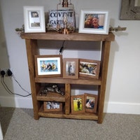 Rustic Handmade Bookcase/shelving - Etsy UK