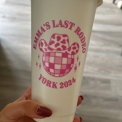 Personalised Hen Party Cups, Last Rodeo Hen, Cowgirl Hen Party, Cowgirl ...