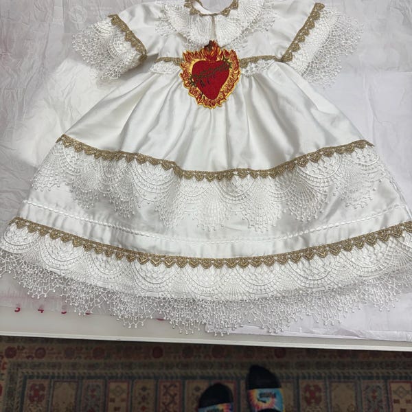 Sacred Heart - Jesus - Church - Catholic - Christian - Embroidered Iron ...