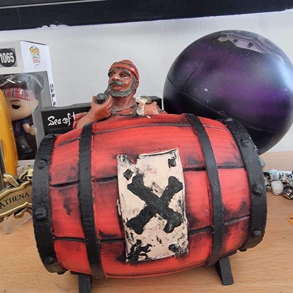 Sea of Thieves Gunpowder Barrel Desk Piece Prop - Etsy