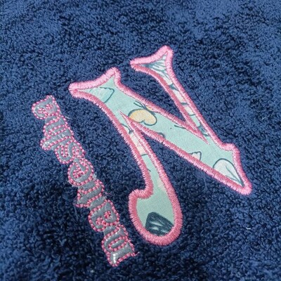 Blake Applique Monogram Set Uppercase Letters 2 3 4 Machine Embroidery ...