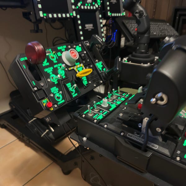 Winwing PTO2 Flight Sim Mounting Bracket (PRINTED) - Etsy