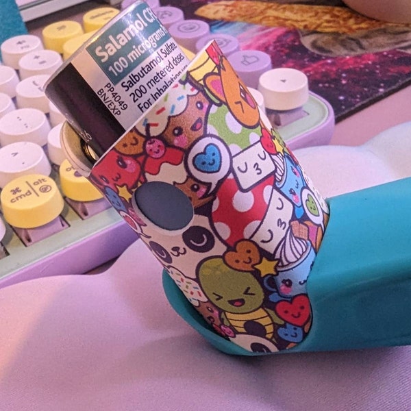 Rubber Ducks - Handmade Inhaler Case - Cover for Asthma & COPD Ventolin ...