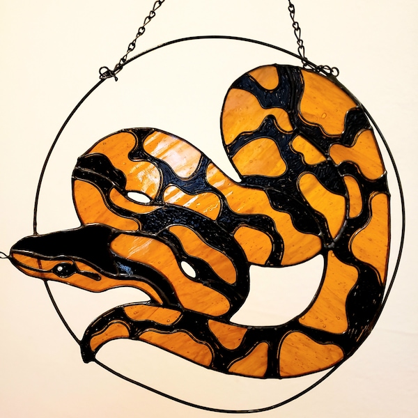 Suncatcher Python. Animal Snake Home House Pendant. Wall Window Hanging ...