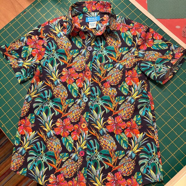 Boy's Shirt Sewing Pattern, Kids Sewing Pattern, Boy's Shirt Pattern ...