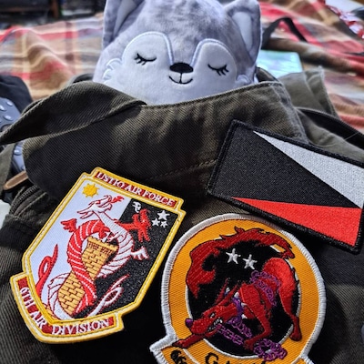 Ace Combat Inspired, Republic of Ustio Flag, Military Morale Patch ...