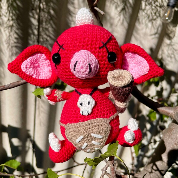 PDF File Pig Goblin Amigurumi Crochet Pattern - Etsy