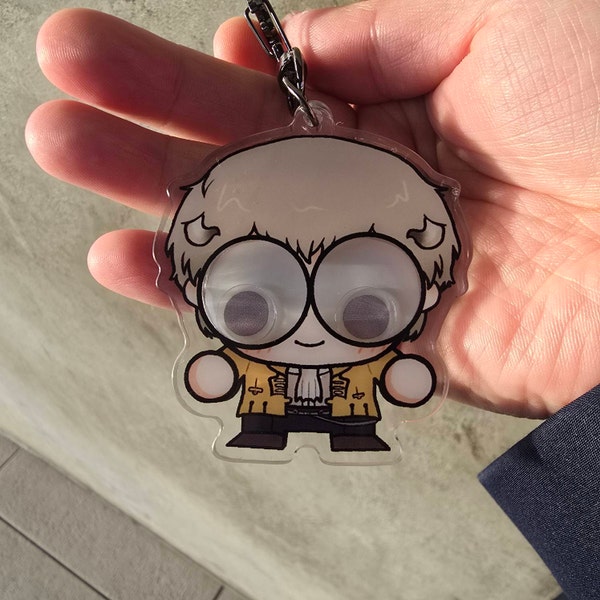 Honkai Star Rail HSR Penacony Googly Eye Shaker Keychains Boothill ...