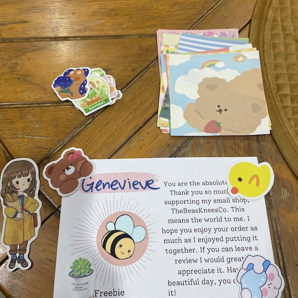 40 Item Stationery Grab Bag | Grab Bag | Sticker Grab Bag | Stationery ...