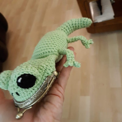 Gecko Coin / Change Purse Crochet Pattern - Etsy