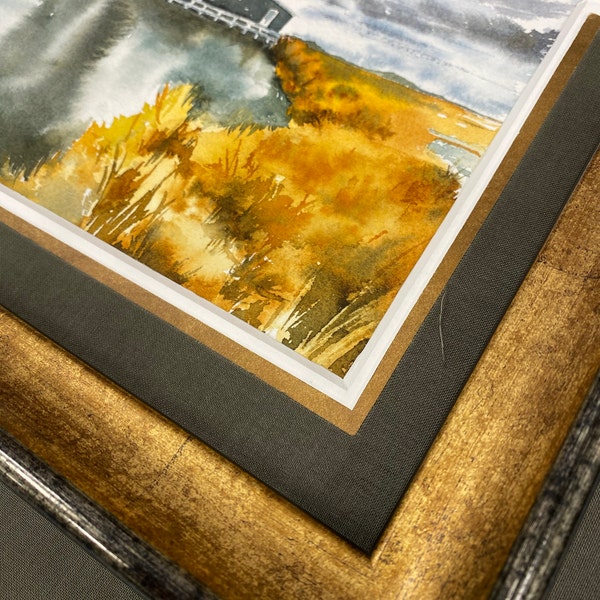 Nova Scotia Watercolor Painting on Paper, Seascape Painting, Peggys ...