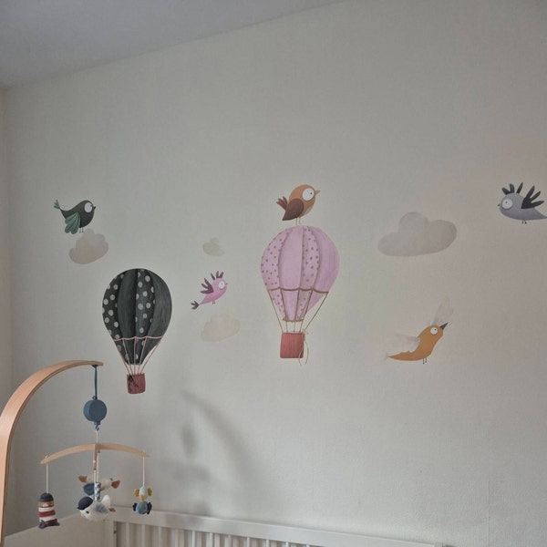 NAP NAP Teddy Bear on a Cloud Wall Mural Natural Wallpaper for Toddler ...
