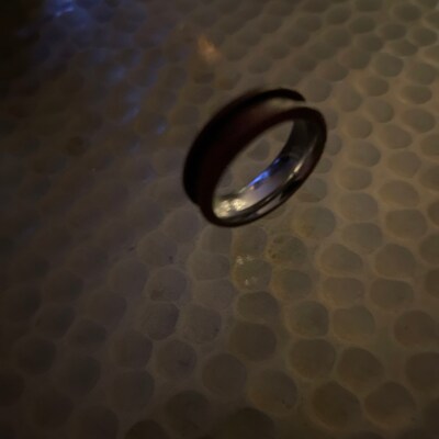 4mm Black Ceramic Ring Blank / Core With 2mm Inlay Channel - Etsy