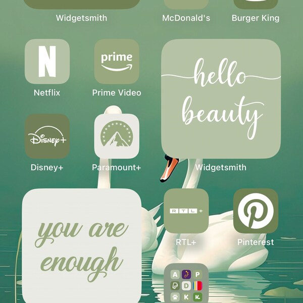 Neon App Icon Pack, iPhone and iPad Theme, Neon Art Covers, Widget ...