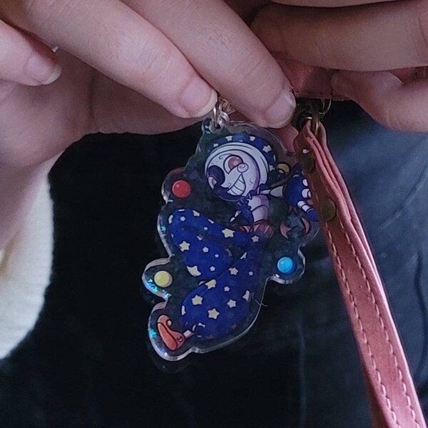 FNAF Daycare Attendant Keychain | Sun Moon Candy Bag Charm | Sundrop ...