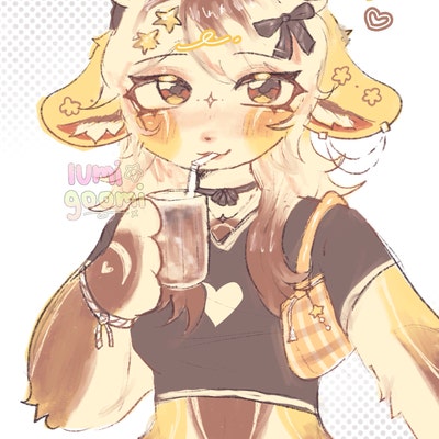 Cute Chibi Base Feral Furry/fursona Lineart Customizable PSD - Etsy