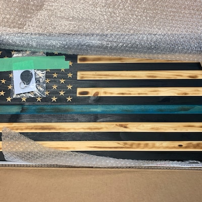 FAFO Flag Engraved Flags Patriotic Sign Custom Wood Flag Personalized ...