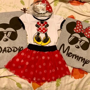 Mickey Mouse Minnie Mouse Aviator Sunglasses T-shirts Disney Family ...